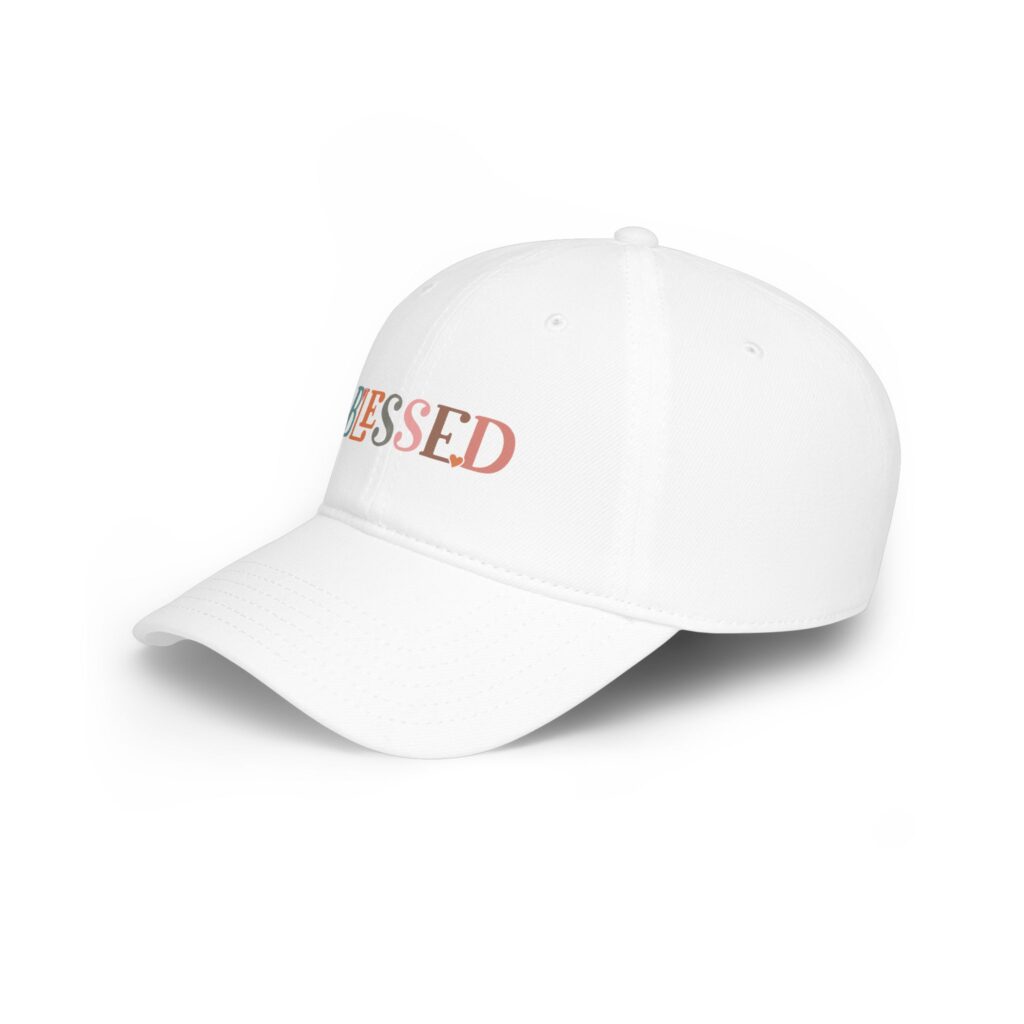 Blessed Low Profile Baseball Cap – Inspirational Christian Faith Hat ...